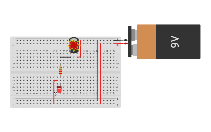 Circuit design circuit 4: capacitor | Tinkercad