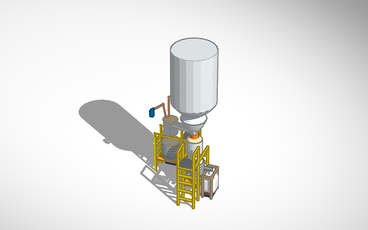 3D design silo - Tinkercad