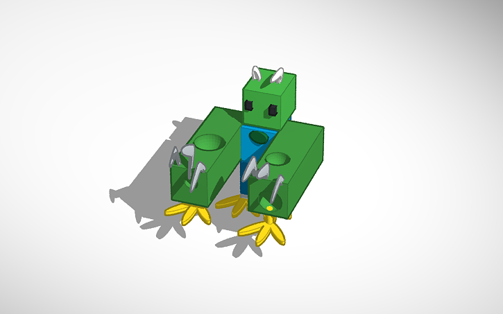 3D design crazy zombie | Tinkercad