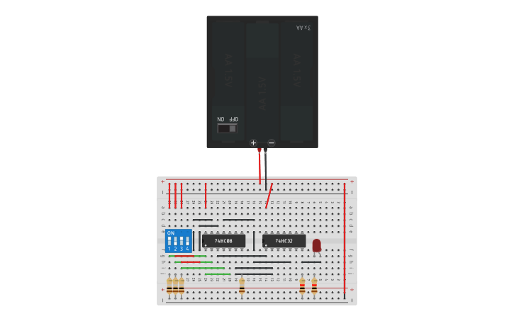 Circuit design Problema 4 - Tinkercad