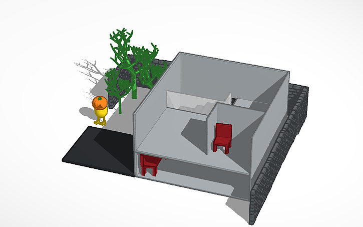 3D design sick house | Tinkercad