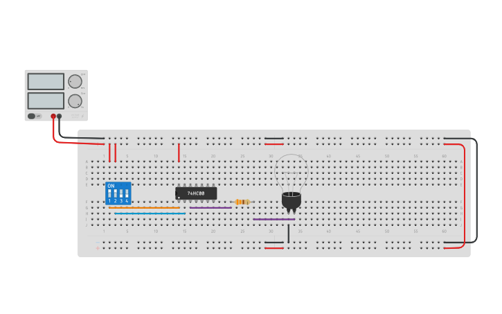 Circuit design Circuito Nand | Tinkercad