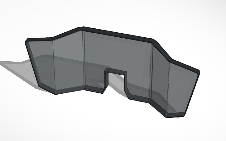 3D design Rainbow six siege: Black Beard Shield | Tinkercad