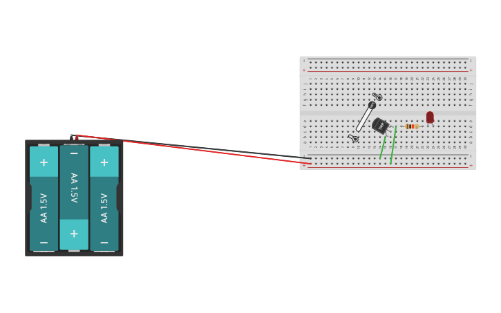 Circuit design PTC y NTC - Tinkercad