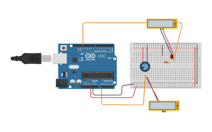 Circuit design #5 bloques DEMO - Tinkercad