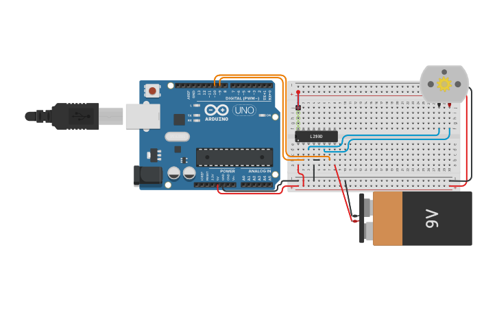Circuit design Sandbox 4 - H Bridge - Tinkercad