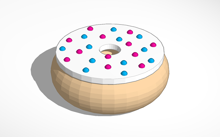 3D design Donut - Tinkercad