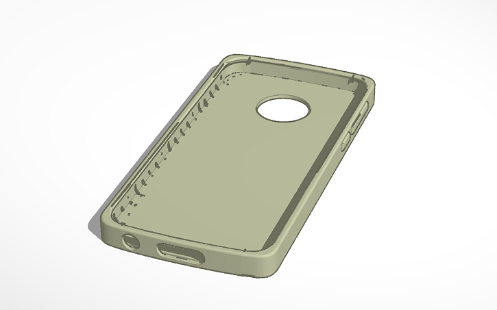 3D design moto g6 case - Tinkercad