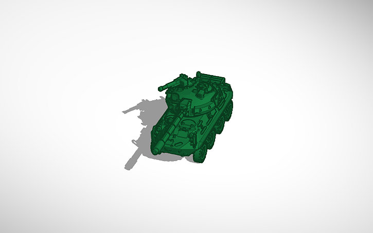 3D design BTR-100 🇨🇺 - Tinkercad