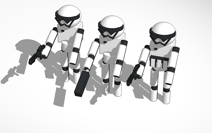 3D design First Order Stormtroopers | Tinkercad