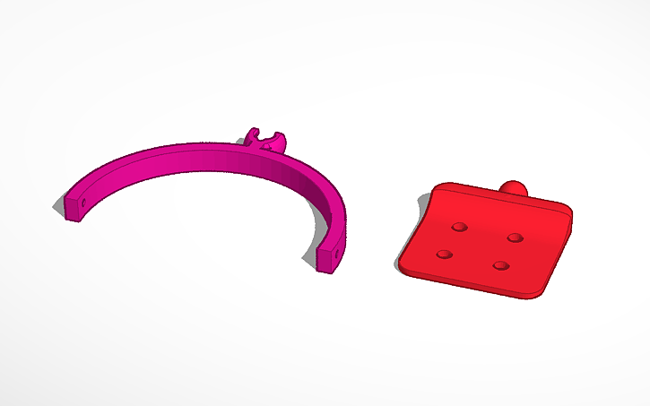 3D design camera brackets - Tinkercad