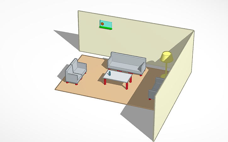 3D design Design Living Room | Tinkercad
