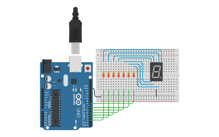 Circuit Design Display Tinkercad