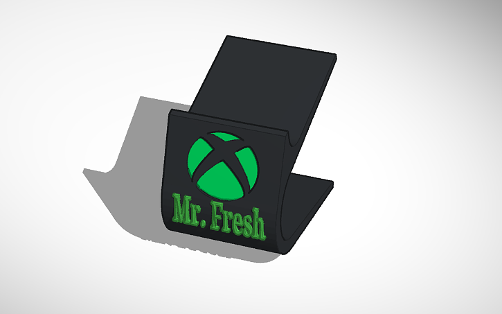3D design xbox one controller holder - Tinkercad