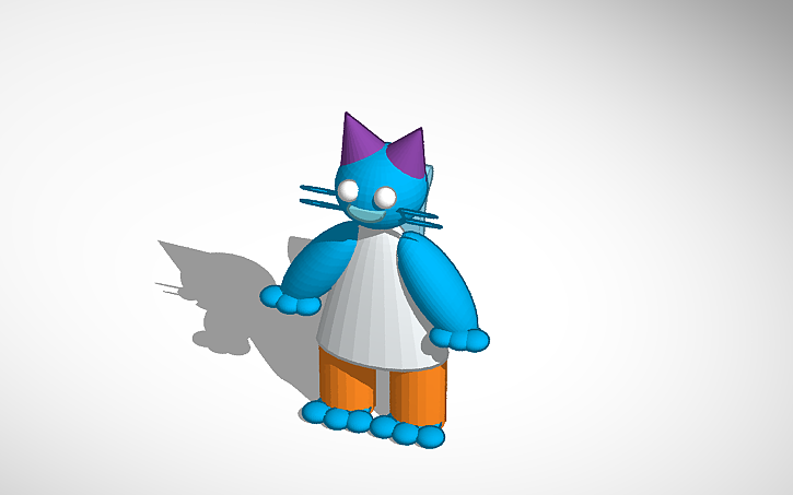 3d Design Cat Tinkercad