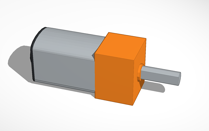3D design Micro Metal Gearmotor - Tinkercad
