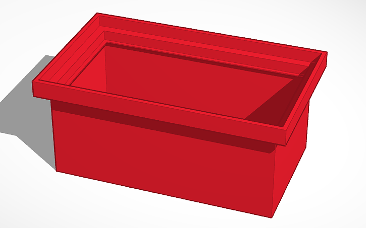 3D design Boite niche - Tinkercad