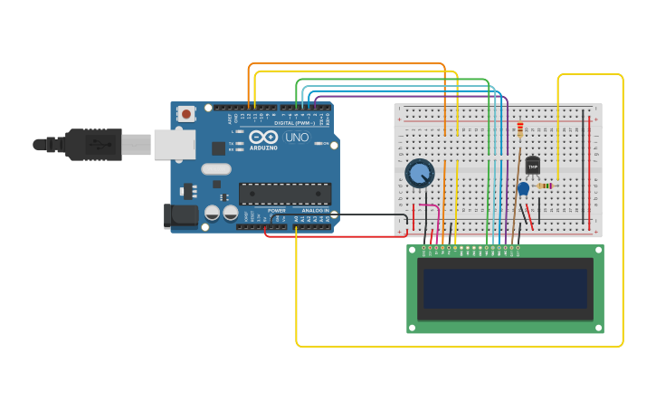 Circuit design Modulo 9 | Tinkercad