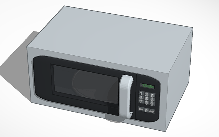3D design Microwave - Tinkercad