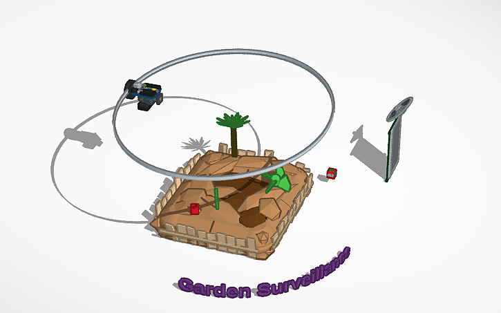 3D design moving picture camera - Tinkercad