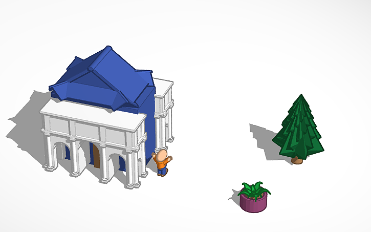 3D design Copy of School - Tinkercad