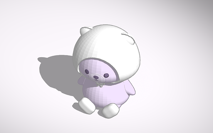 3D design bear :) - Tinkercad