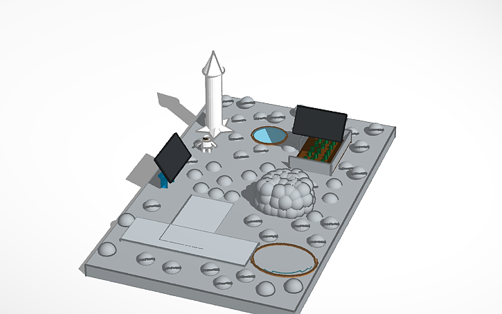 3D design On the Moon | Tinkercad