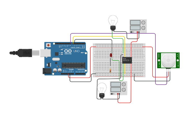 Circuit design Problema 2 | Tinkercad
