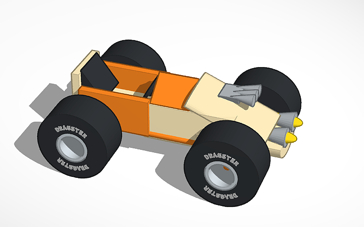 3D design Hot Rod | Tinkercad