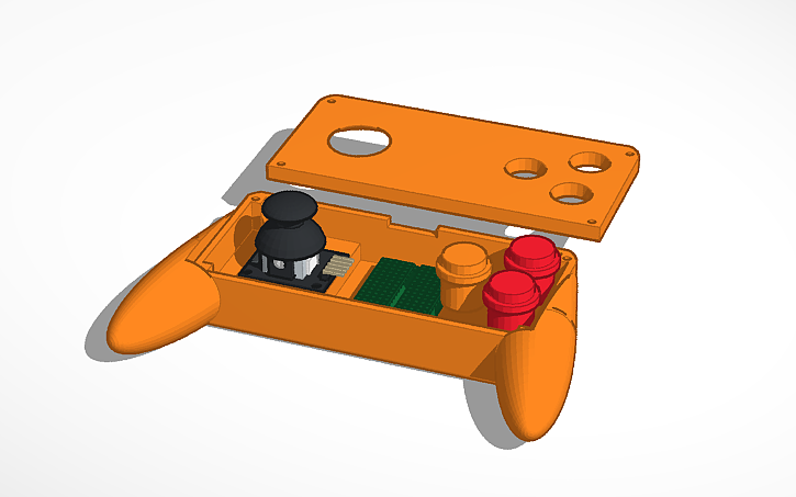 3D design GameController - Tinkercad