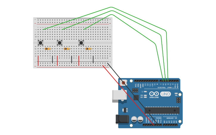 Circuit design stopWatch | Tinkercad
