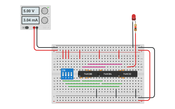 Circuit Design Exp3 Basic Gates Tinkercad