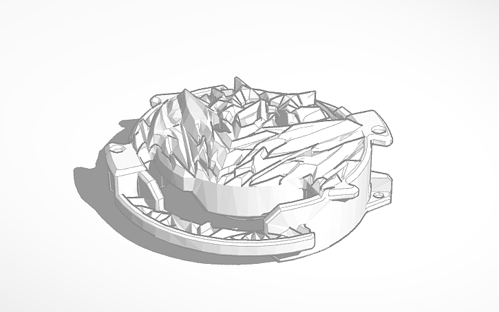 3D design Destruction Belfyre-chip - Tinkercad