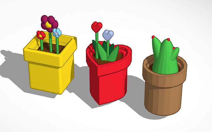 3D design 서혜진의 화분 flowerpot(2019) - Tinkercad