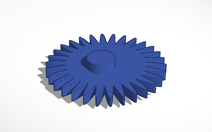 3D design Blue Fidget Spinner | Tinkercad