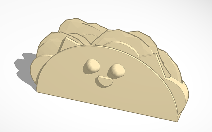3D design Happy Taco | Tinkercad