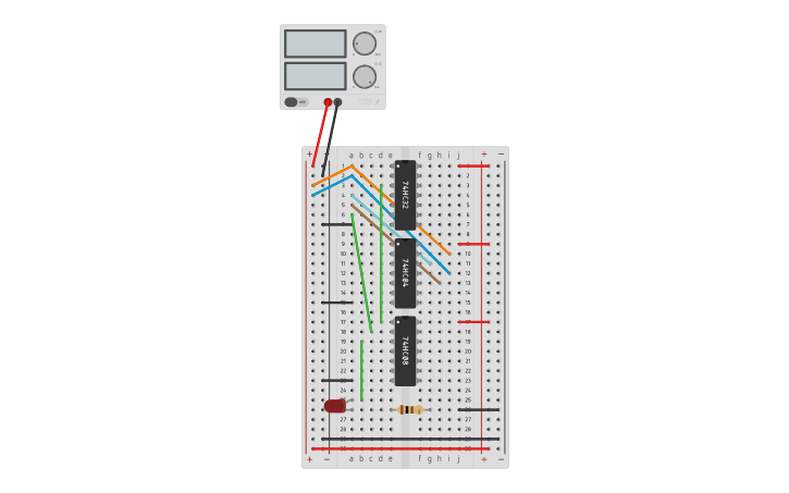 Circuit design lab3 1C - Tinkercad