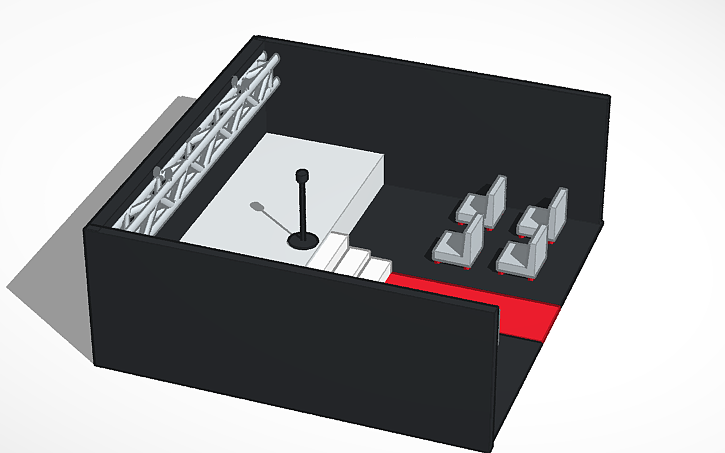 3D design concert place - Tinkercad