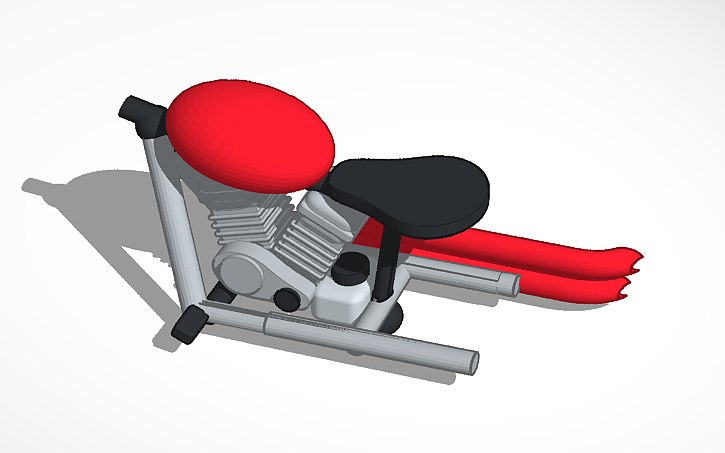 3D design Motorcycle Part 2 | Tinkercad