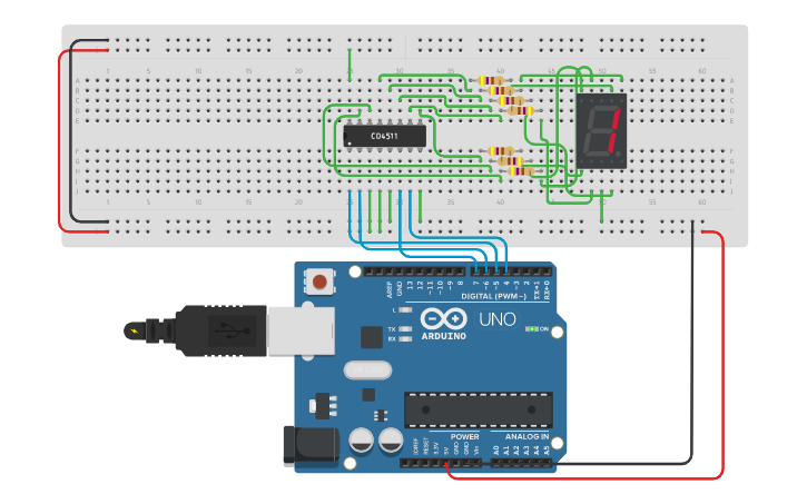 Circuit design ARDUINO 28 | Tinkercad