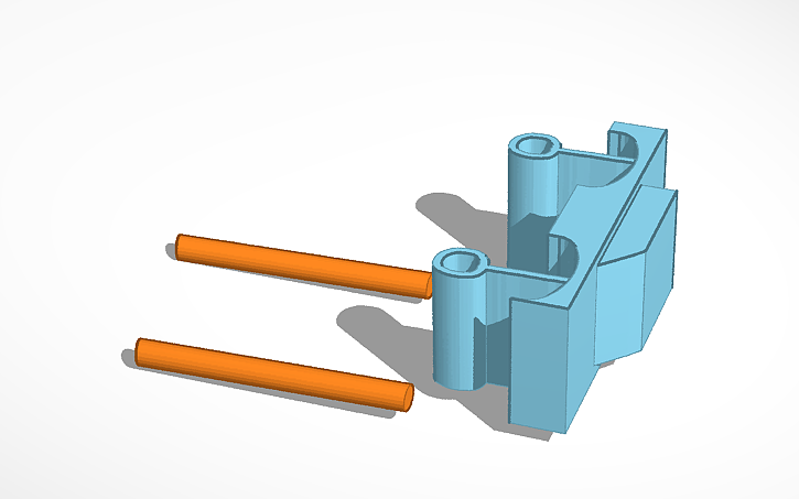 3D design functional monster truck frame and axles - Tinkercad