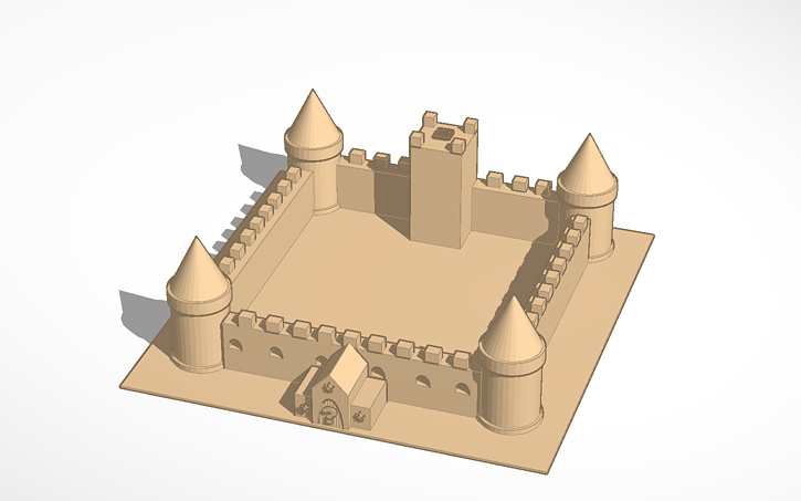 3D design Sand Castle - Tinkercad