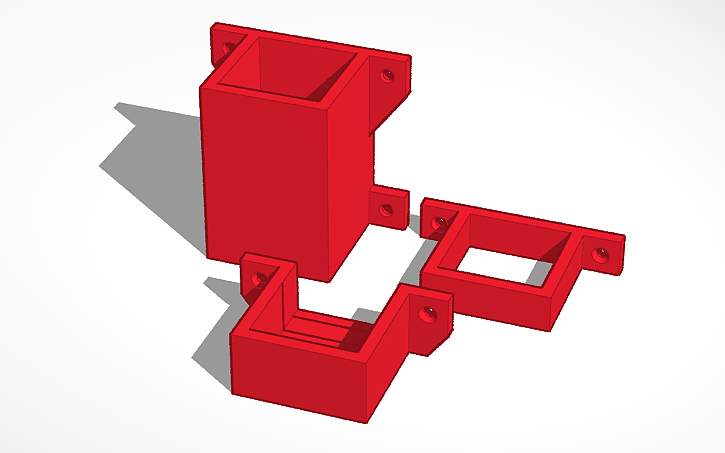 3D design Fishing Rod Holder - Tinkercad