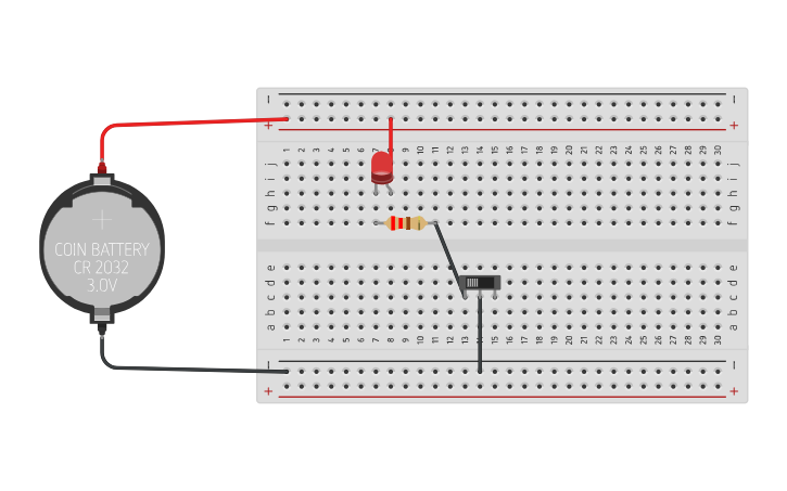 Circuit design switch - Tinkercad