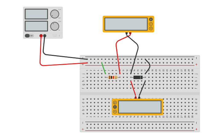 Circuit design Diode-Ex1 | Tinkercad