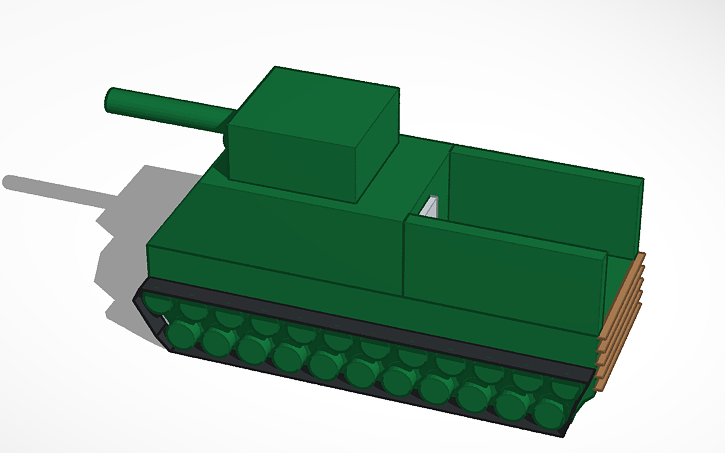 3d Design Transport Tank Tinkercad