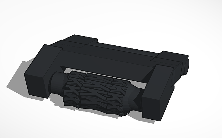 3D design rolling stamp - Tinkercad