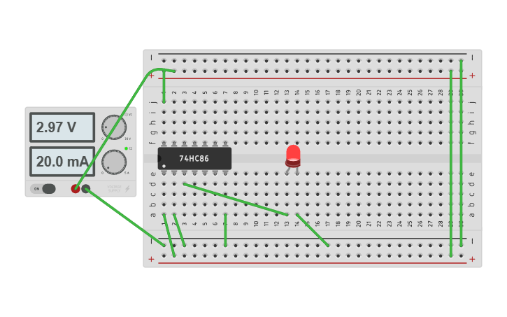 Circuit Design Xor Gate Tinkercad