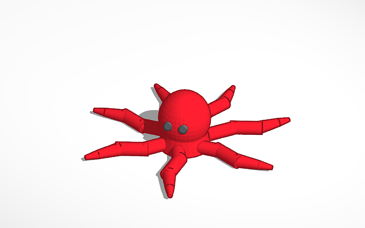 3D design Octopus - Tinkercad