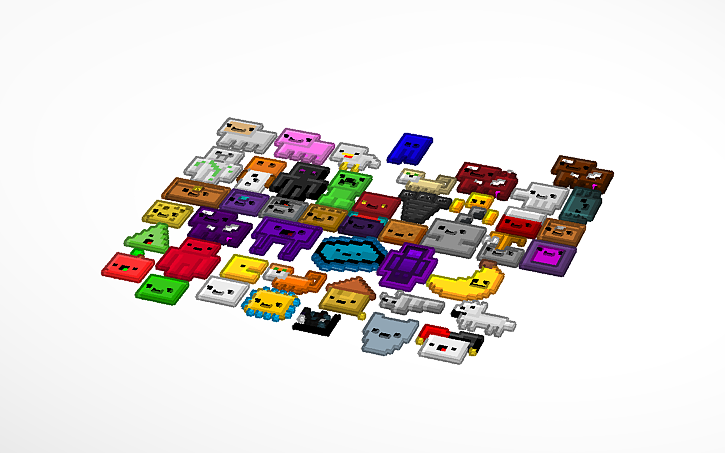3D design Minecraft Inventory Pets - Tinkercad